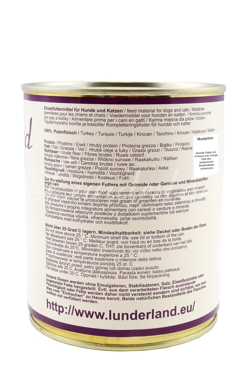 Hundefutter für Magen-Darm-empfindliche Hunde und Katzen: Reinfleisch ...