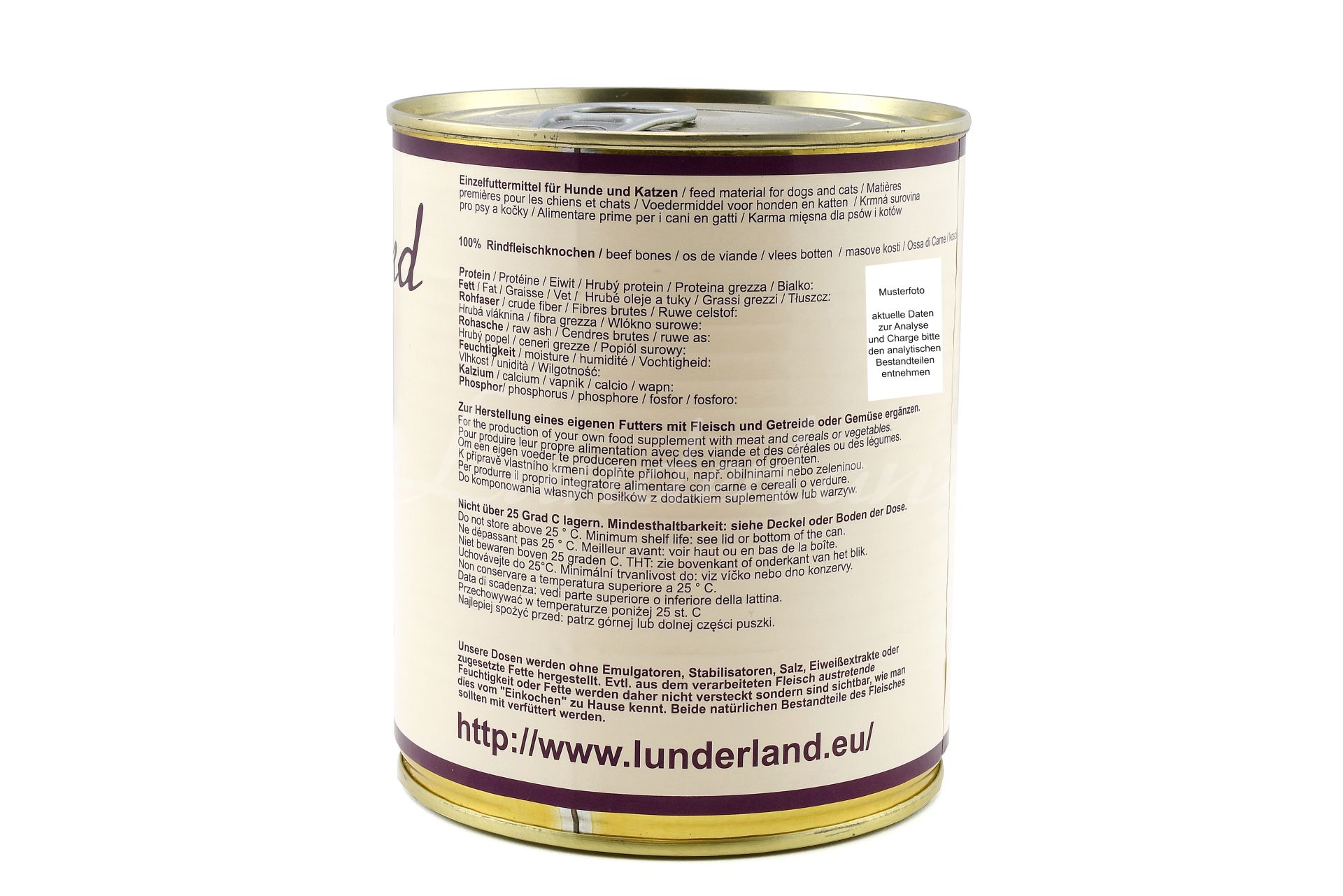 Lunderland-Dosenfleisch-Fleischknochen